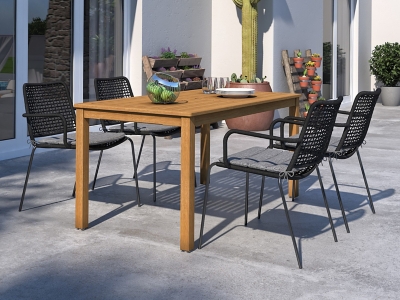Click here for Copacabana Outdoor Rectangular Dining Table and 4... prices