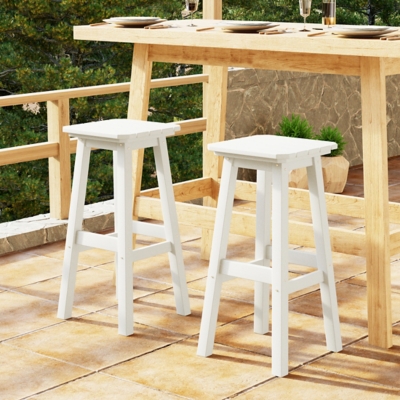 Click here for Westin Furniture Otto Outdoor Square Bar Stool (Se... prices