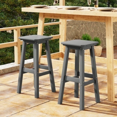 Click here for Westin Furniture Otto Outdoor Square Bar Stool (Se... prices