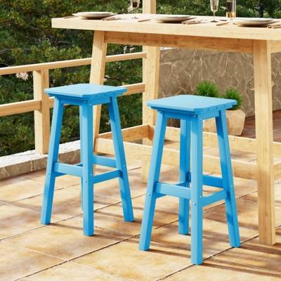 Click here for Westin Furniture Otto Outdoor Square Bar Stool (Se... prices