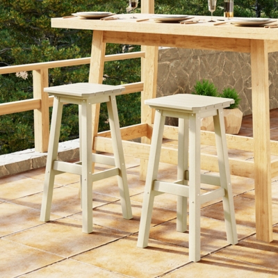 Click here for Westin Furniture Otto Outdoor Square Bar Stool (Se... prices