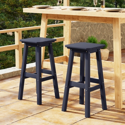Click here for Westin Furniture Otto Outdoor Square Bar Stool (Se... prices