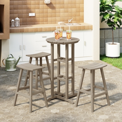 Click here for Westin Furniture Otto Outdoor Bar Table and 3 Bar... prices
