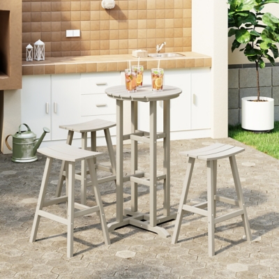Click here for Westin Furniture Otto Outdoor Bar Table and 3 Bar... prices