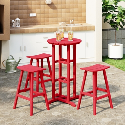 Click here for Westin Furniture Otto Outdoor Bar Table and 3 Bar... prices