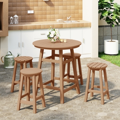 Click here for Westin Furniture Otto Outdoor Bar Table and 4 Bar... prices