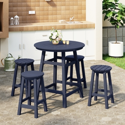 Click here for Westin Furniture Otto Outdoor Bar Table and 4 Bar... prices