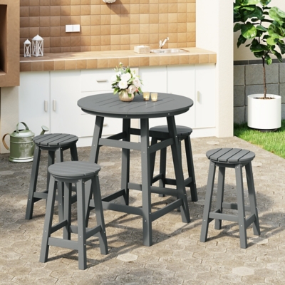 Click here for Westin Furniture Otto Outdoor Bar Table and 4 Bar... prices