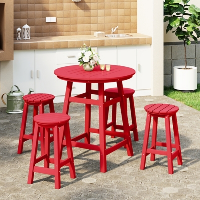 Click here for Westin Furniture Otto Outdoor Bar Table and 4 Bar... prices