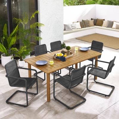 Click here for Modway Abacus Outdoor Dining Table and 6 Armchairs... prices