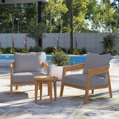Click here for Modway Brisbane Outdoor Side Table and 2 Chairs  N... prices