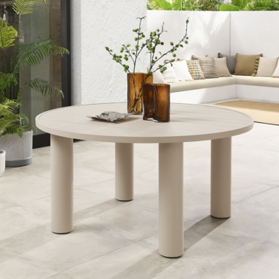 Click here for Modway Nautica Outdoor Dining Table  Taupe prices