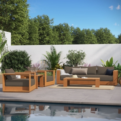 Click here for Modway Tahoe Outdoor Conversation Set with Coffee... prices