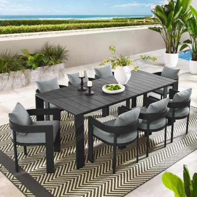 Click here for Modway Tahoe Outdoor Dining Table and 8 Chairs  Gr... prices