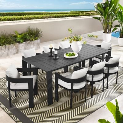 Click here for Modway Tahoe Outdoor Dining Table and 8 Chairs  Gr... prices