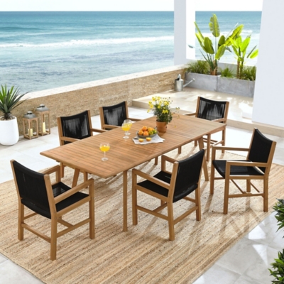 Click here for Modway Vienna Outdoor Dining Table and 6 Armchairs... prices