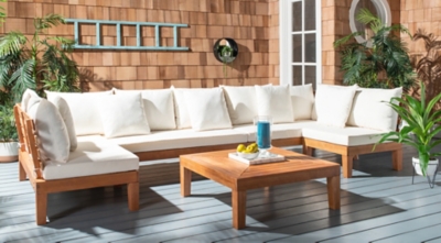 Click here for Safavieh Granton Outdoor Sofa with Coffee Table  T... prices