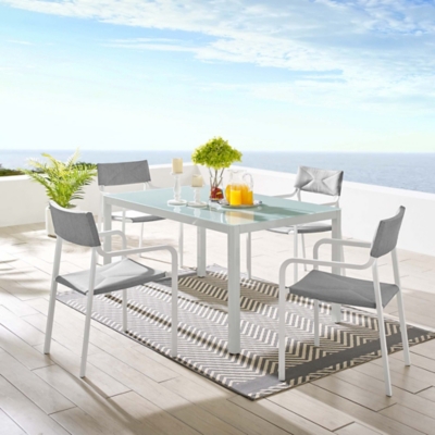 Click here for Modway Raleigh Outdoor Dining Table and 4 Chairs... prices