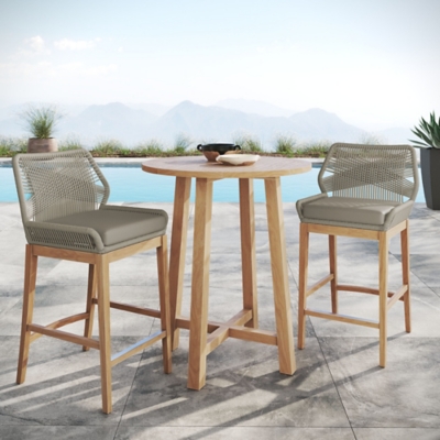 Click here for Modway Wellspring Outdoor Bar Table and 2 Bar Stoo... prices