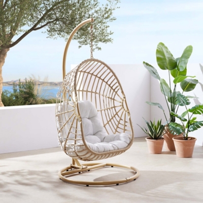 Click here for Modway Amalie Outdoor Hanging Egg Chair  Natural W... prices