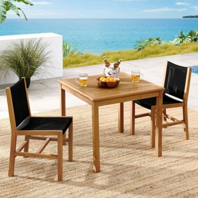 Click here for Modway Vienna Outdoor Dining Set With 2 Armless Ch... prices