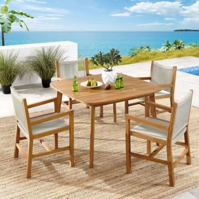 Click here for Modway Vienna Outdoor Dining Set With 4 Armchairs... prices