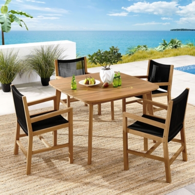 Click here for Modway Vienna Outdoor Dining Set With 4 Armchairs... prices