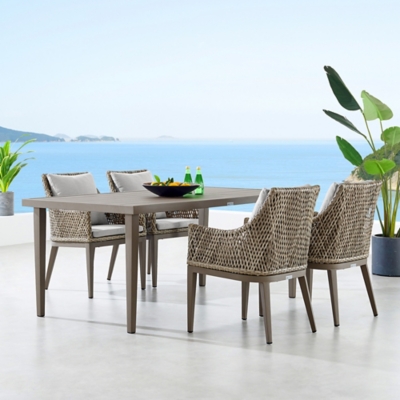 Click here for Armen Living Grenada Outdoor Dining Table and 4 Ch... prices