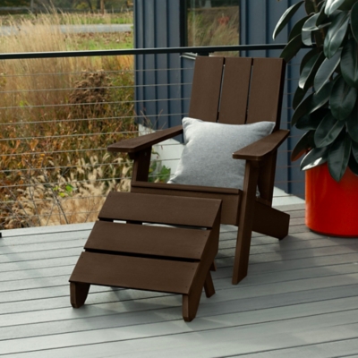 Click here for Highwood Italica Outdoor Adirondack Chair with Ott... prices
