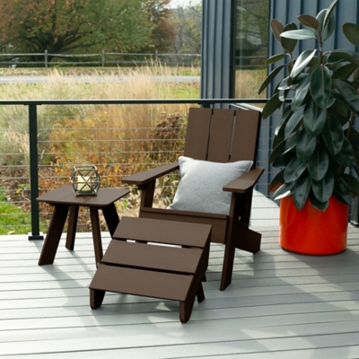 Click here for Highwood Italica Outdoor Adirondack Chair with Ott... prices