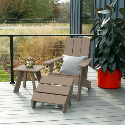 Click here for Highwood Italica Outdoor Adirondack Chair with Ott... prices
