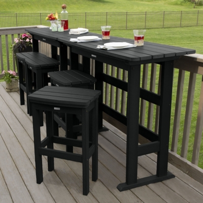 Click here for Highwood Lehigh Outdoor Bar Table and 5 Bar Stools... prices