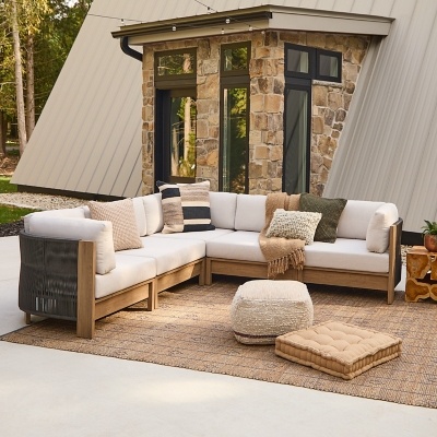Click here for Real Flame Stratton 5-Piece Outdoor Sectional  Oat prices