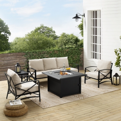 Click here for Crosley Furniture Kaplan Outdoor Conversation Set... prices