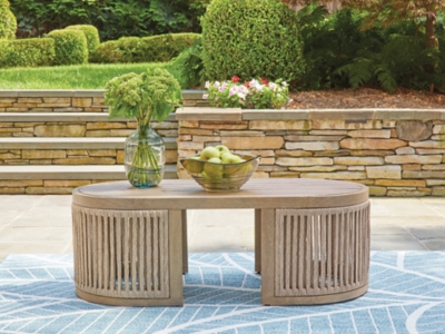 Click here for Vision Lane Outdoor Coffee Table  Beige prices