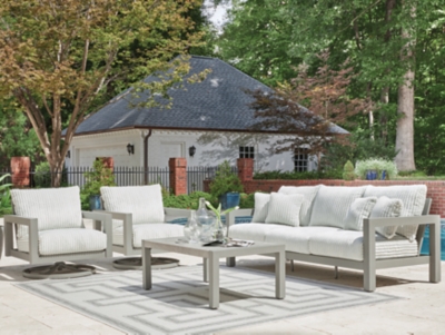 Click here for Moonlight View Outdoor Sofa and 2 Chairs with Coff... prices