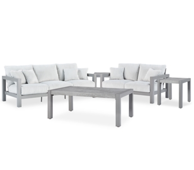 Click here for Moonlight View Outdoor Sofa and Loveseat with Coff... prices