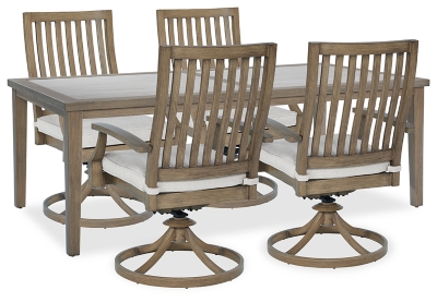 Click here for Rainier Ranch Outdoor Dining Table and 4 Chairs  B... prices