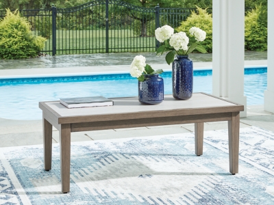 Click here for Rainier Ranch Outdoor Coffee Table  Brown/Beige prices