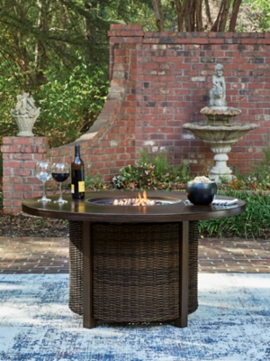 Drakes Beach Outdoor Fire Pit Table | Ashley