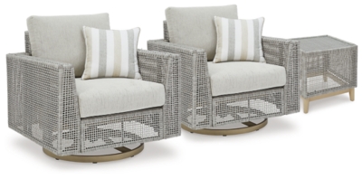 Click here for Seton Creek 2 Outdoor Lounge Chairs with End Table... prices