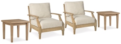 Click here for Clare View 2 Outdoor Lounge Chairs with 2 End Tabl... prices