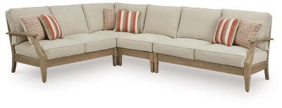 Click here for Clare View 4-Piece Outdoor Sectional  Beige prices