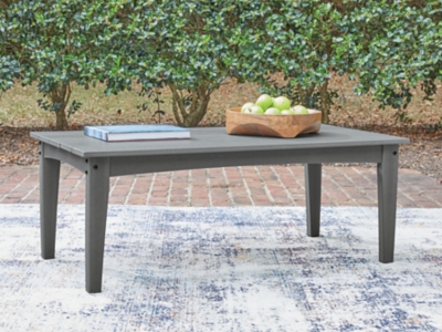 Click here for Lone View Bay Outdoor Coffee Table  Gray prices