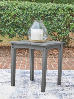 Click here for Lone View Bay Outdoor End Table  Gray prices