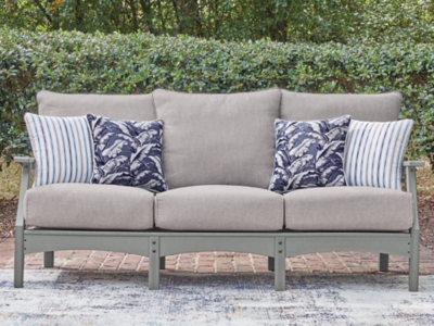 Click here for Lone View Bay Outdoor Sofa with Cushion  Gray prices