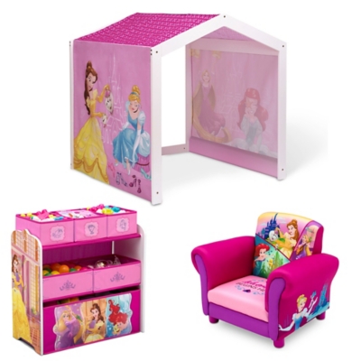 Delta Children Princess Kids Playroom Bundle | Ashley