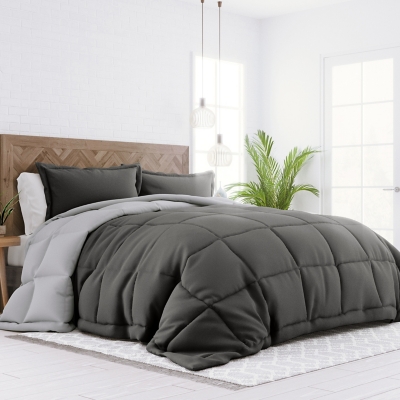iEnjoy Home Reversible King/California King Down Alternative Comforter ...