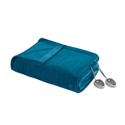 Click here for Plush Heated Full Blanket  Teal prices