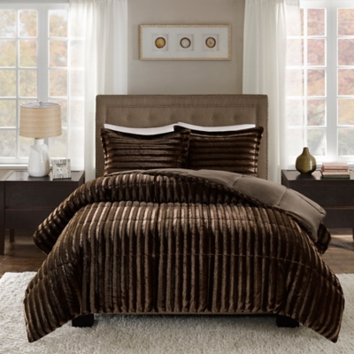 Click here for York Faux Fur King/California King Comforter Mini... prices